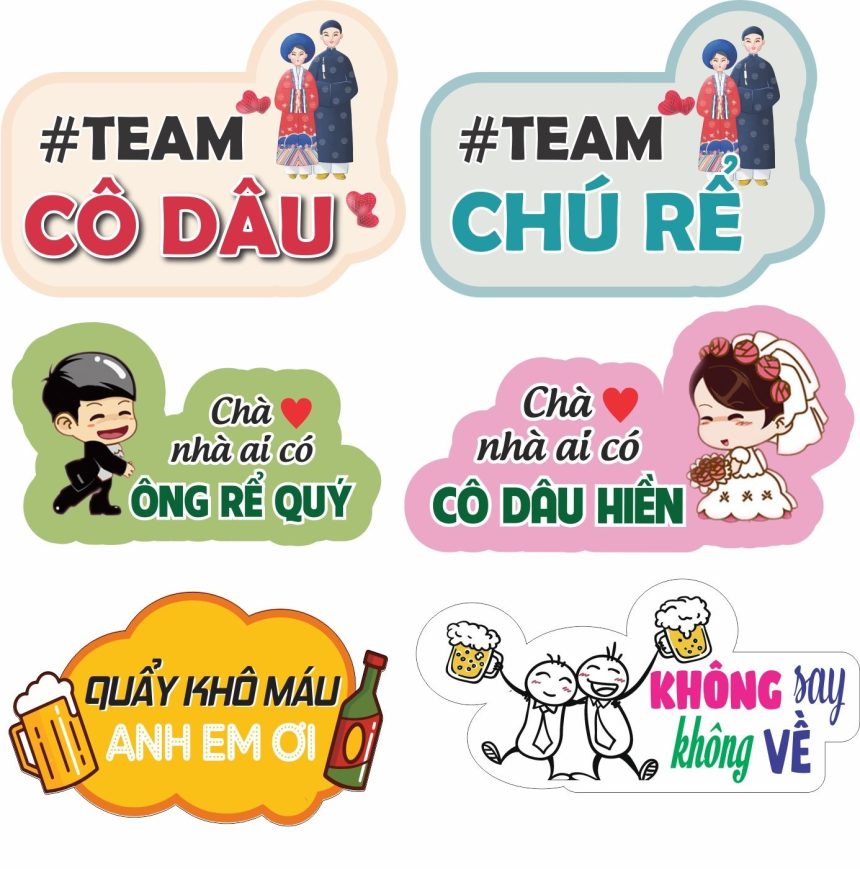 Hashtag - Chibi 10 - Thiệp Cưới Minh Dương